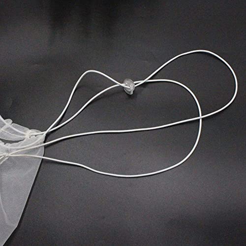 ZOCONE Bird Seed Guards & Catchers 8"Γ80" Stretchy Adjustable Drawstring Bird Cage Mesh Net Cover Cage Skirt