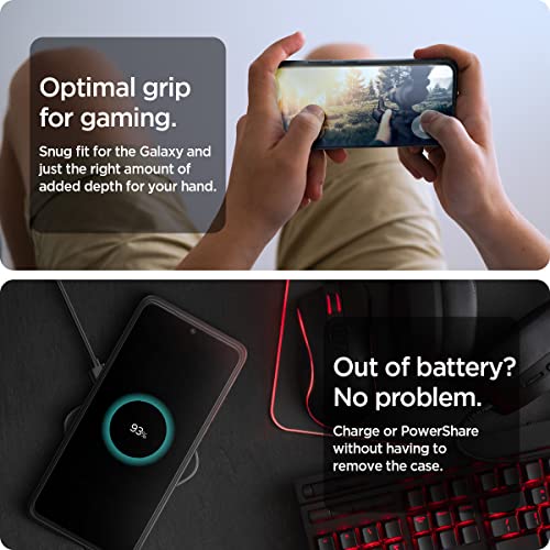 Spigen Cryo Armor Designed for Samsung Galaxy S21 Ultra Case (2021) - Matte Black