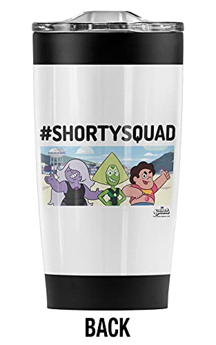 Logovision Steven Universe #Shorty Squad Stainless Steel Tumbler 20 oz Coffee Travel Mug/Cup, Vacuum Insulated & Double Wall with Leakproof Sliding Lid | Great for Hot Drinks and Cold Beverages