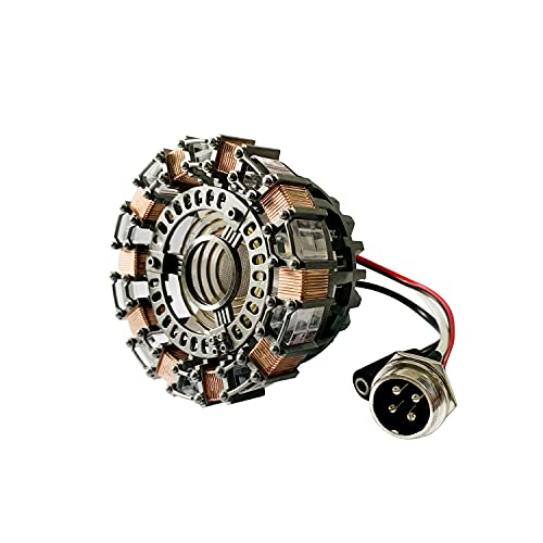 Lonyiabbi 1:1 iron man Arc Reactor MK1 Heart Model LED Light Vibration Sensing Control USB Interface Finished ProductοΌNo Installation RequiredοΌβ¦