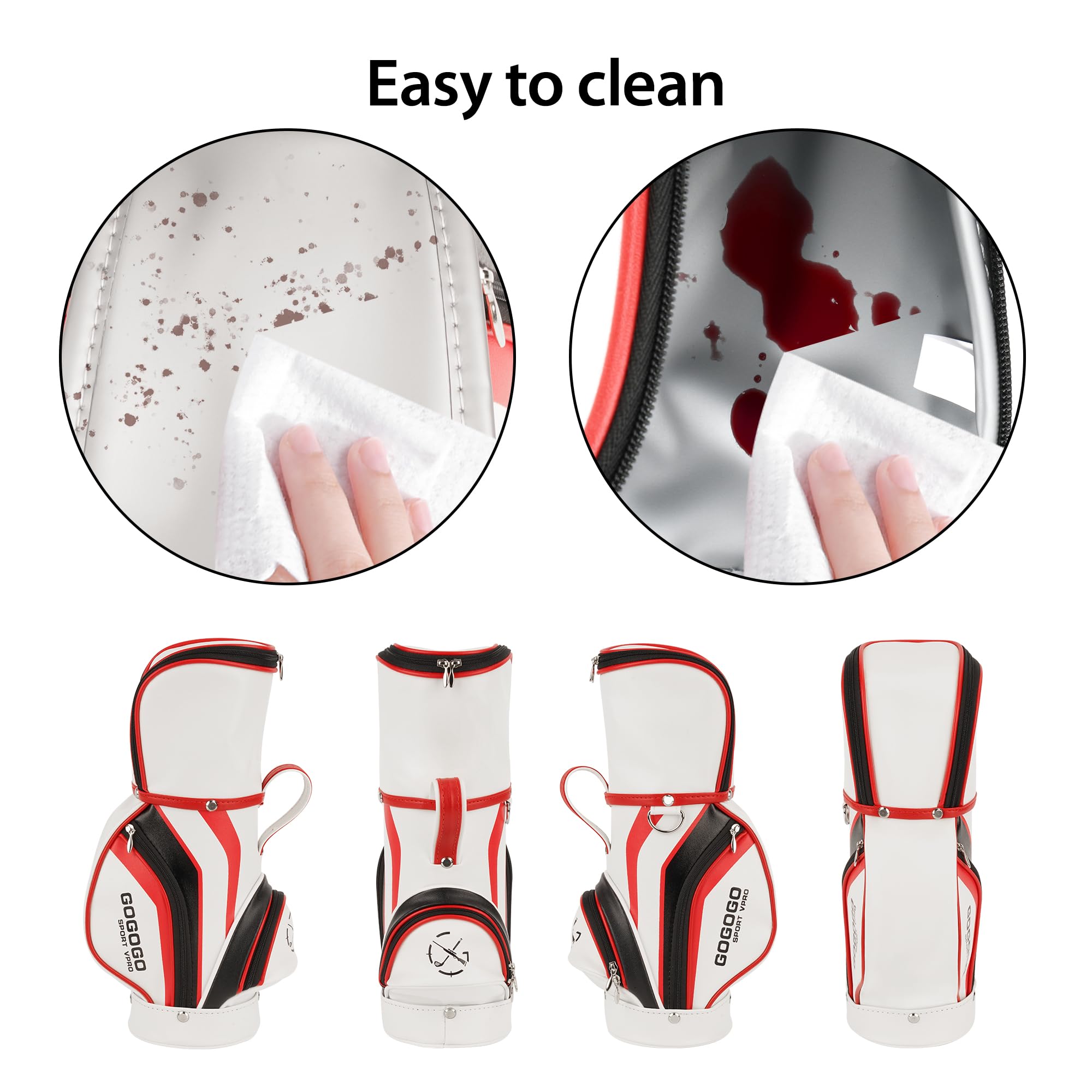Gogogo Sport Vpro Golf Wine Cooler Bag Single Bottle Wine Carrier Gift for Golfer