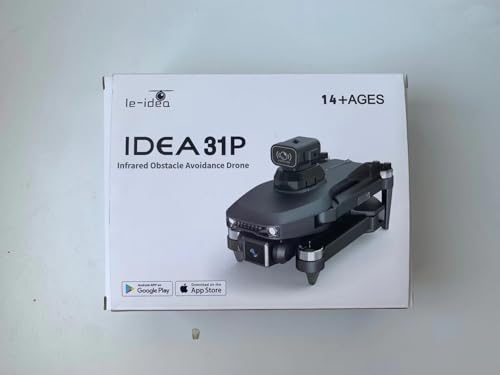 le-idea Brushless Motor Drone with 2 Camera for Adults 4K, 360° Obstacle Avoidance Drone with Camera 4K 5G WiFi FPV Quadcopter for Beginners Drone with Camera for Adults IDEA31P Drone