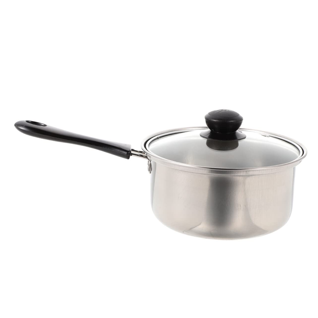 Angoily Single Handle Small Stainless Steel Sauce Pan Single Handle Pot with Lid Single Handle Soup Pot Small Soup Pot Cooking Soup Pot Cooking Saucepan Small Milk Saucepan