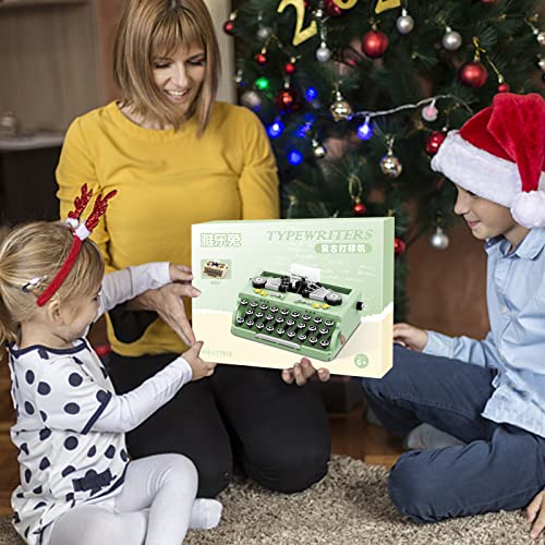 PATRI MOYE 918PCS Ideas Retro Typewriter Building Blocks Set for Adults,Collectible Retro Display Toys Model,Classic Printer Models Building Set,Best Nostalgic Gift for 6+ Year Old Kids