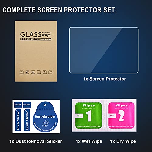Compatible for Autel MaxiCOM MK808BT/MK808/MK808TS Tempered Glass Screen Protector,for Autel MaxiCheck MX808/ MaxiPRO MP808/ MP808K Screen Protector, Tempered Glass Film for Autel MaxiDAS DS808/DS808K/MaxiIM IM508