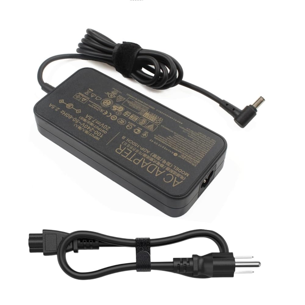 150W AC Charger for Asus TUF Gaming A15 A17 F15 F17 FX505 FX566 FX705 FX86 FX95 FX506 FA506 FX706 FX766 ROG Strix G G15 G17 G531GD G531GT GL531GT G731GT G731G GL731GT G513IH G713IH Laptop