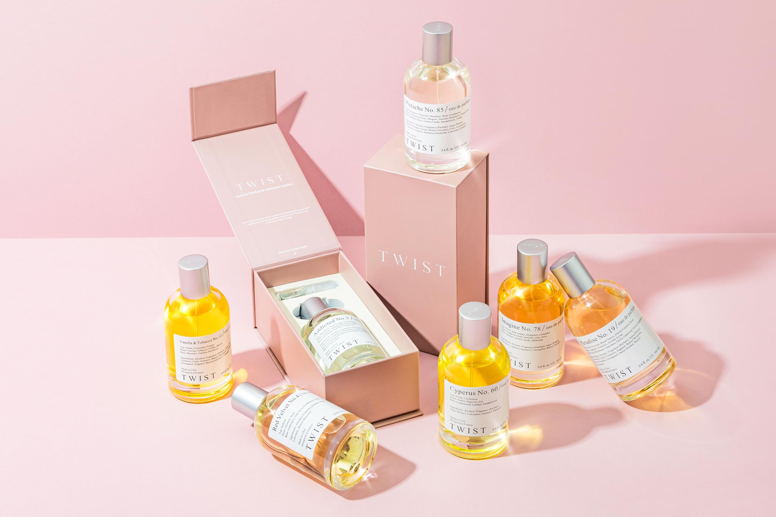 Twist - Bloom Petal No. 5 - Eau De Parfum Inspired by Guc. Bloom, Long-Lasting Perfume For Women, Paraben Free, Vegan, Clean Ingredients, Fragrance - Spray 100 ml | 3.4 fl. oz.