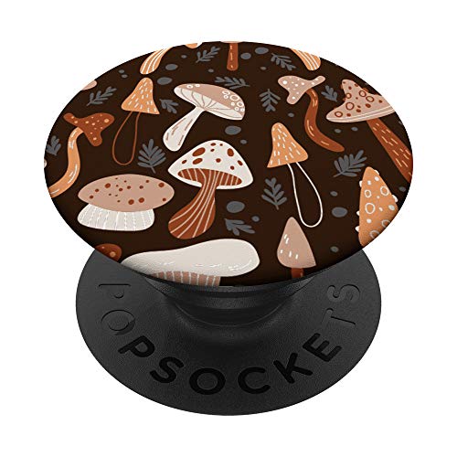 Mushrooms Goblincore Aesthetic Cottagecore PopSockets PopGrip: Swappable Grip for Phones & Tablets