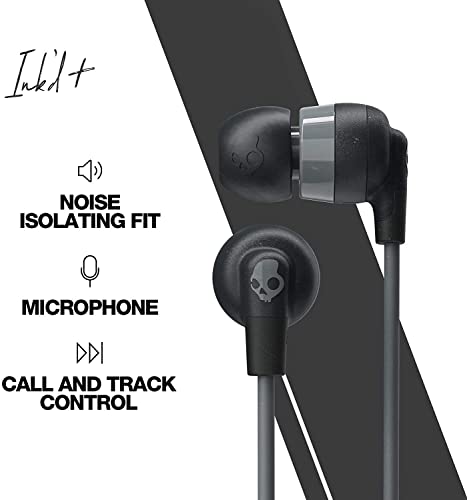 Skullcandy Ink'd Plus in-Ear Earbuds - Black - 2 Pack