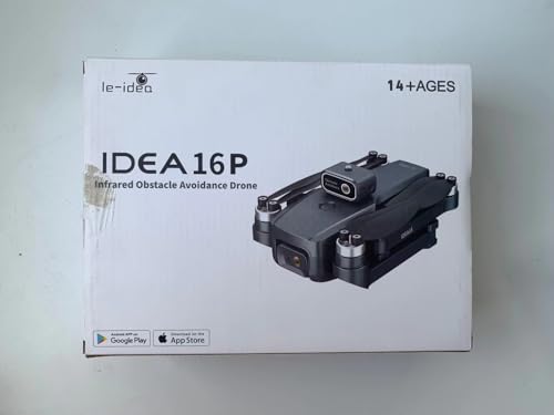 le-idea Drone with Camera 4K Brushless Motor 2 Cameras Drones for Adults 40km/h Max Speed Level 4 Wind Resistance 5GHz WiFi FPV Quadcopter for Beginners IDEA16