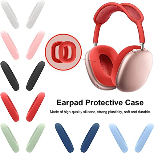 Tucana Silicone Earpad Case Compatible for AirPods Max, Earcup Cover Protector Black