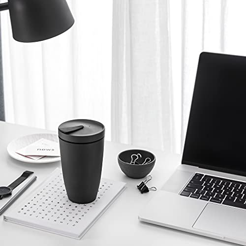 Villeroy & Boch Manufacture Rock Coffee To Go mug, Premium Porcelain, 350 ml, matt black