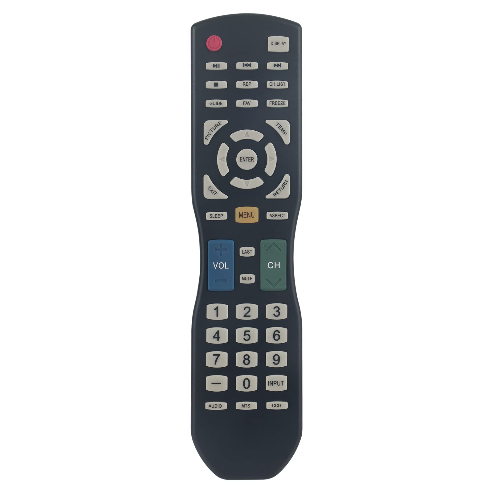 Beyution Universal Remote Control Fit for Bolva/Avera/Etec TV 32AER10 40AER10 40STC20 55AER10 49EQX10 50AER10 55EQX10 55CBL01 65CBL01 32E700 32E800 32E725 32EF20 39E725 40E800 32E40 40E700