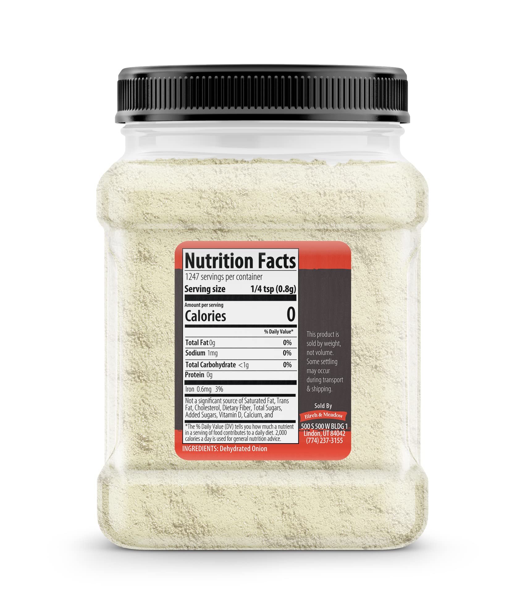 Birch & Meadow 2.2 lb Onion Powder, Kitchen Essential, Soups & Sauces