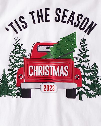 The Children's Place,Family Matching, Christmas Pajama Sets. Fleece,RUBY,Large (10/12)