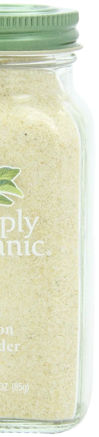 Simply Organic White Onion Powder, Certified Organic | 3 oz | Allium cepa (Pack of 2)