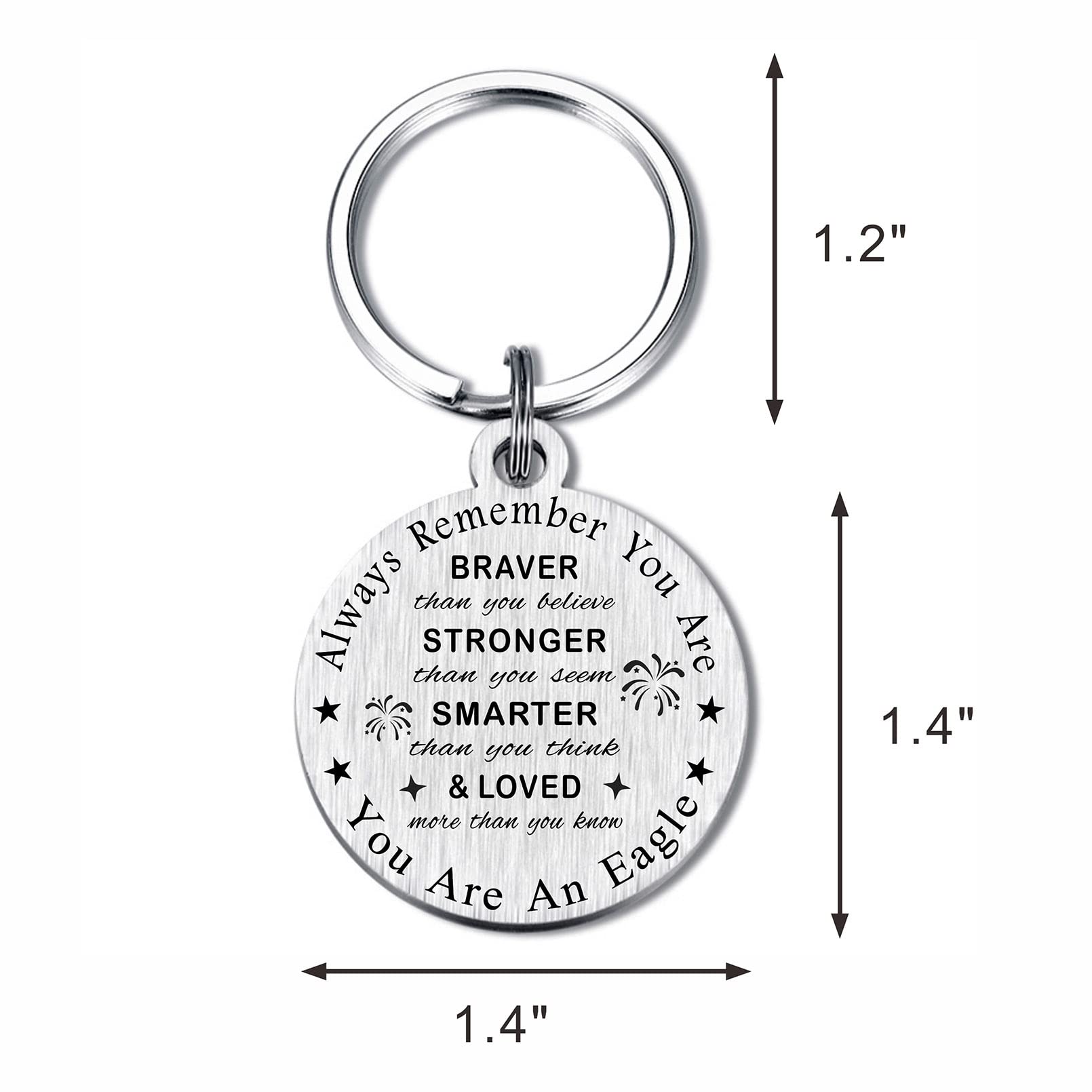 SOUSYOKYO American Eagle Gifts, Eagel Keychain, Eagles Gifts for Men Women Teenage Boys Girl Valentines Day, Eagles Stuff Keepsake Decorations