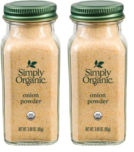 Simply Organic White Onion Powder, Certified Organic | 3 oz | Allium cepa (Pack of 2)