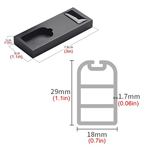 Black Metal Closet Rod Complete Kit, Wall Mount Commercial Hanger Rod for Bedrooms/Lounges/Clothing Studios/Hotels, Can Be Cut (Size : 140cm/55 in)