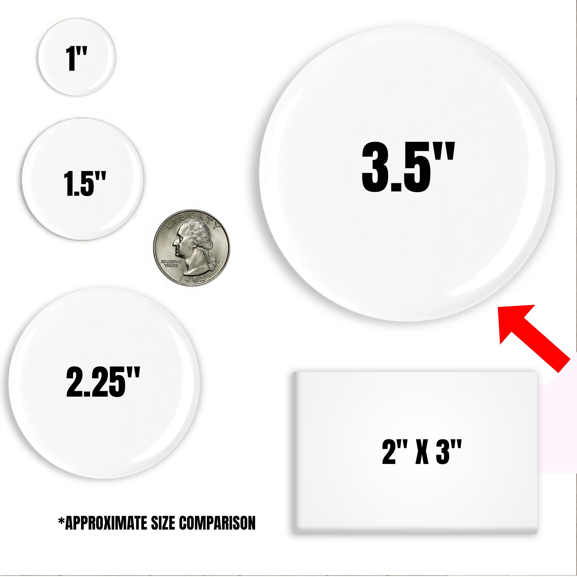 The Retro Fridge Design 3.5 Inch Make Sure Door Is Closed Flat Back Magnet