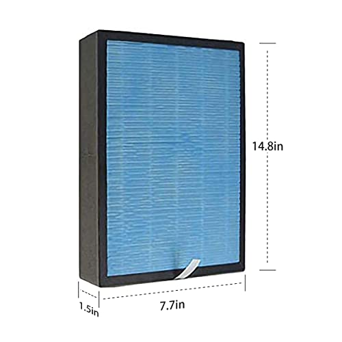 Zen Lyfe AP 808 Air Purifier Replacement Filter, 4-in-1 True HEPA, High-Efficiency Activated Carbon