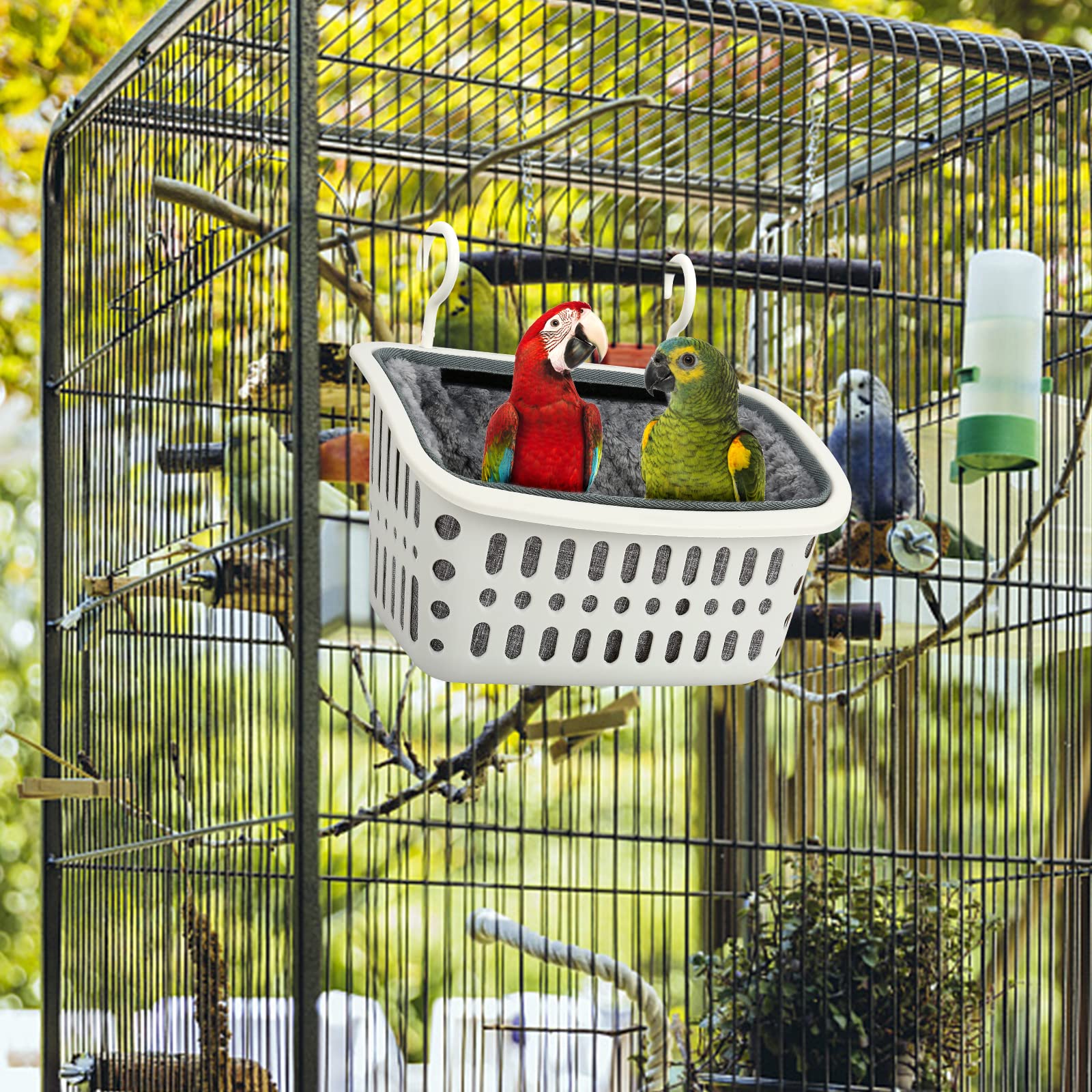 tangtty Ferret Rat Hammock 2 PCS Ferret Cage Accessories Washable Rat Hammock on Ferret Cage Soft Hiding Playing Sleeping Guinea Pig Hammock for Ferrets, Rat, Sugar Glider, Squirrel, Guinea Pig.