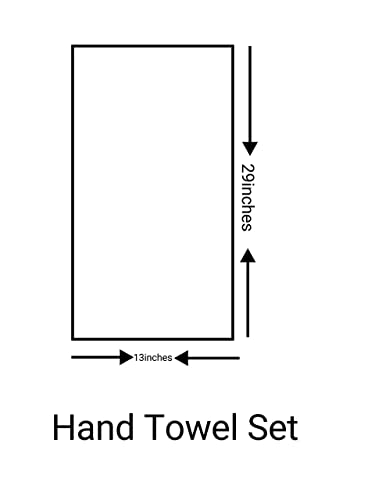 HOWOJAJU Hand Towels for Bathroom,Hotel&Fluffy&Absorbent&Soft,100% Cotton Bathroom Towel Set of 6 (Blue)
