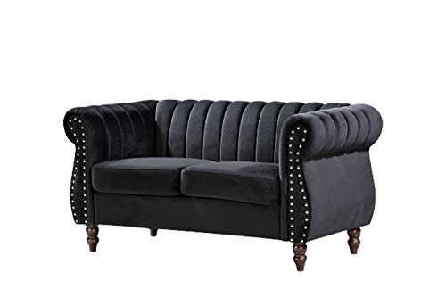 US Pride Furniture S5644-LV Sofas, Black