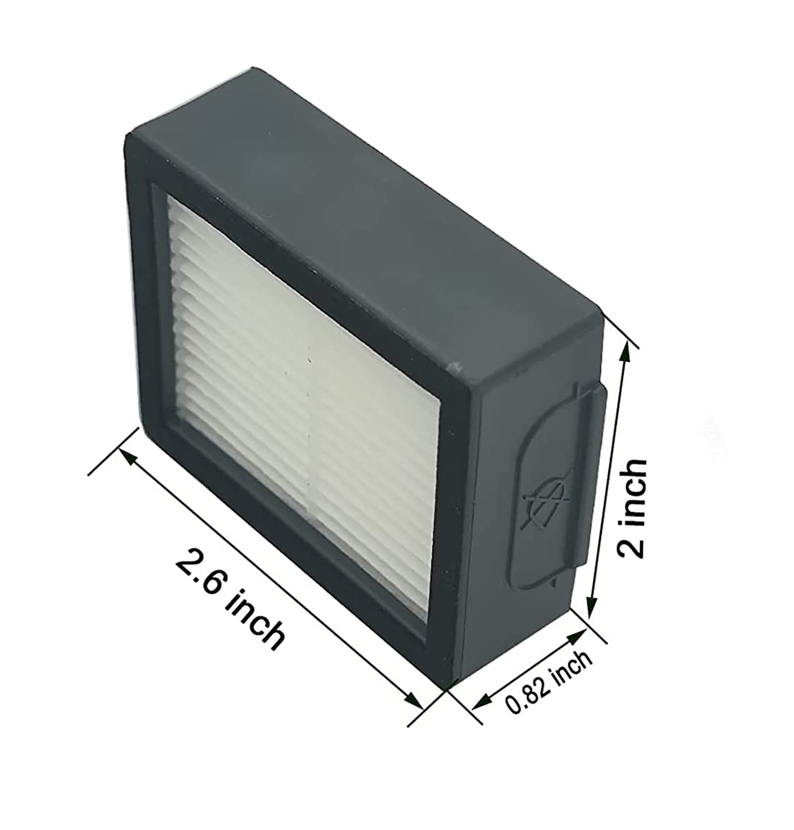Replacement Filters Compatible with iRobot Roomba e, i, & j Series E5(5150) E6(6198) i3(3150) i3+(3550) i4(4150) i4+ i6 i6+(6550) i7(7150) i7+(7550) j7(7150) j7+(7550) Plus Robot Vacuums-6Pack