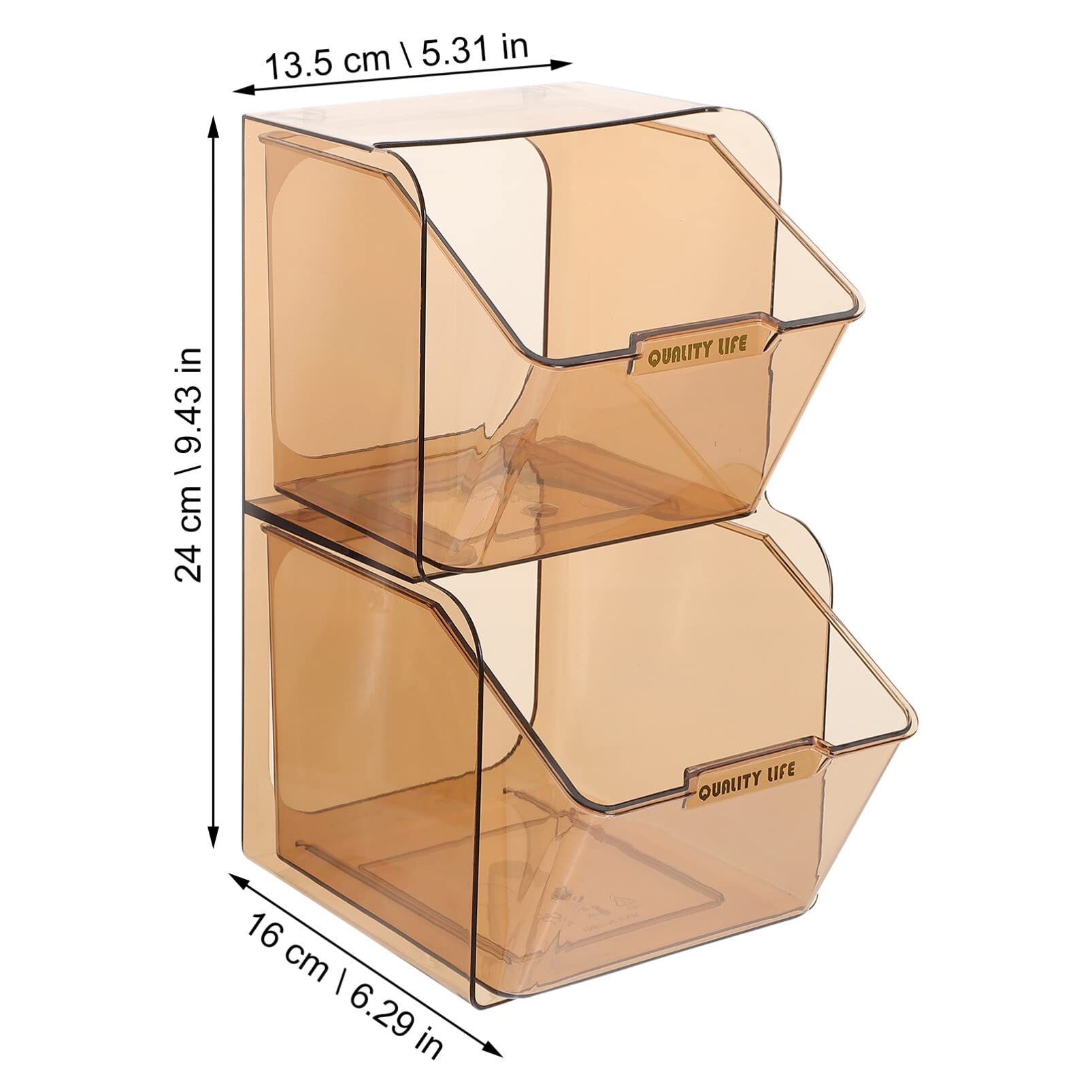 Cabilock Coffee Pod Storage Box Tea Bags Storage Holder Toilet Stool Plastic Tea Bag Rack Food Tea Bag Holder Instant Coffee Bag Holder Tea Bag Storage Rack The Pet Japanese-style