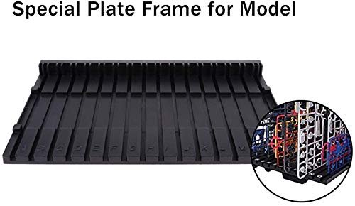 Yikko Gundam Model Pieces Shelves Tool Stand Holder Rack, Plastic Tool Drawer Storage Container for Gundam, Organizer for Model Gundam Hobby Model Making Parts, Size 11.4" 7.4"(2PCS)