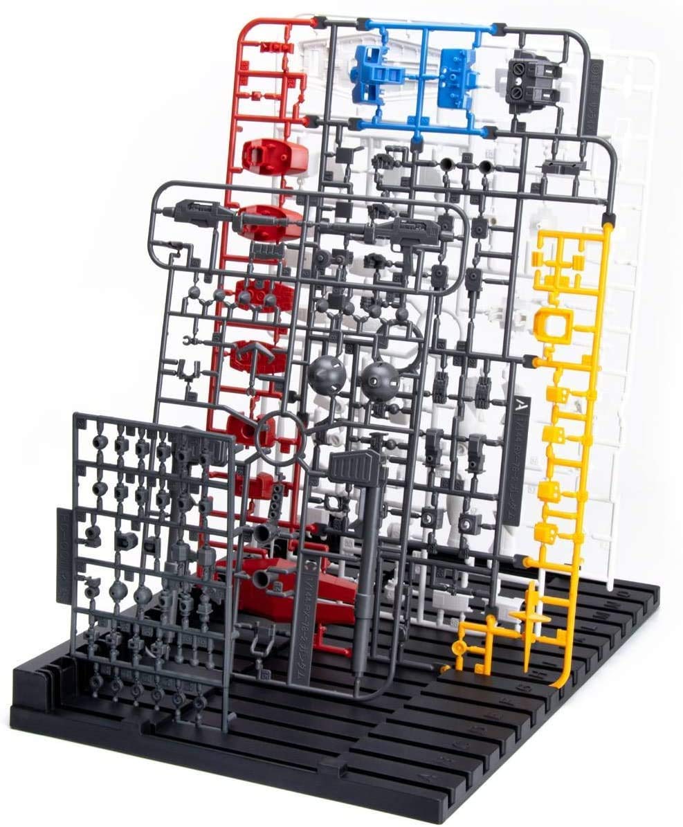 Yikko Gundam Model Pieces Shelves Tool Stand Holder Rack, Plastic Tool Drawer Storage Container for Gundam, Organizer for Model Gundam Hobby Model Making Parts, Size 11.4" 7.4"(2PCS)