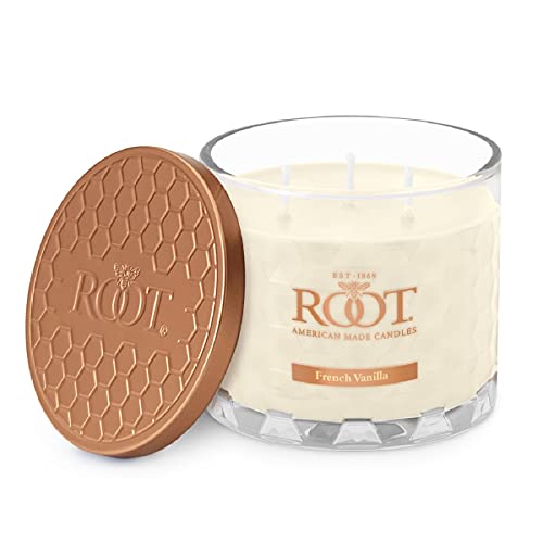 Root Candles Honeycomb Beeswax Blend Scented Candle, 12-Ounce, French Vanilla