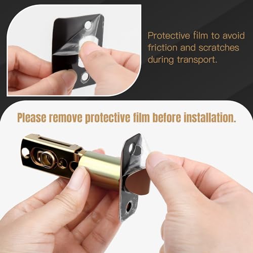 Gaurqiah Oil Rubbed Bronze Privacy Door Handle, Heavy Duty Door Lever,Reversible Square Door Lever for Bathroom,1 Pack(2.2lbs)