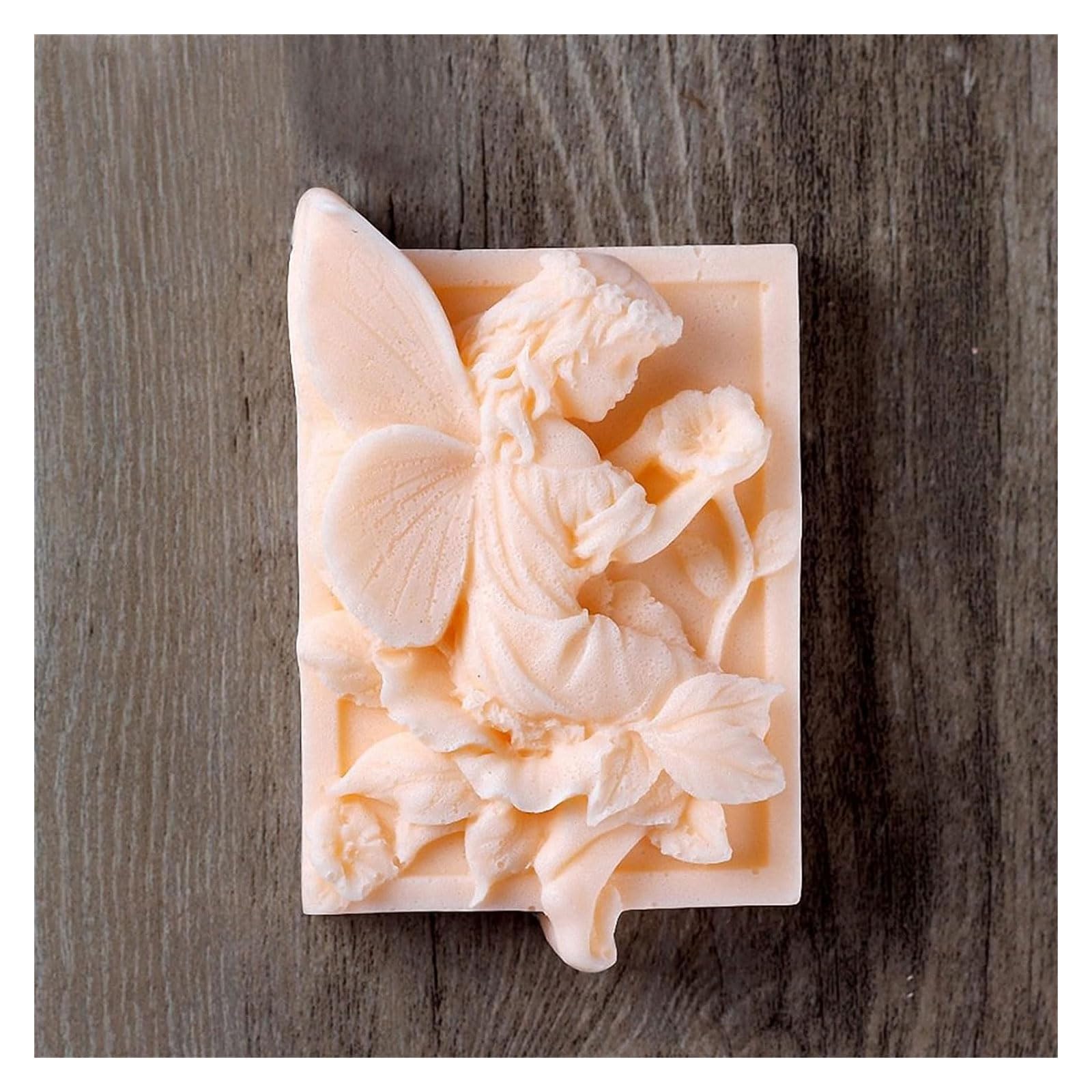 Soap Molds,Silicone Molds Angel Girl 3D Flower Fairy .Soap Molds for Soap Making Angel Soap Molds for Handmade Soap DIY Cake Baking Art Craft Decoration by Tecoail