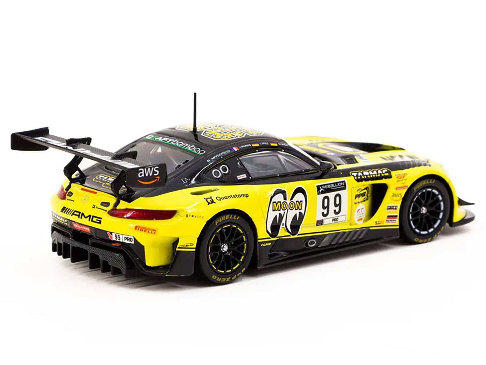 AMG GT3#99 "Mooneyes Indianapolis 8 Hours (2021) "Hobby43 Series 1/43 Diecast Model Car by Tarmac Works T43-023-21IND99