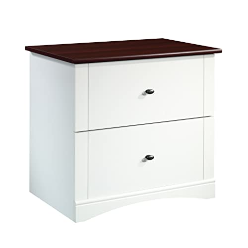 Sauder Miscellaneous Office Lateral File, L: 32.05" x W: 21.97" x H: 29.012", Soft White Finish