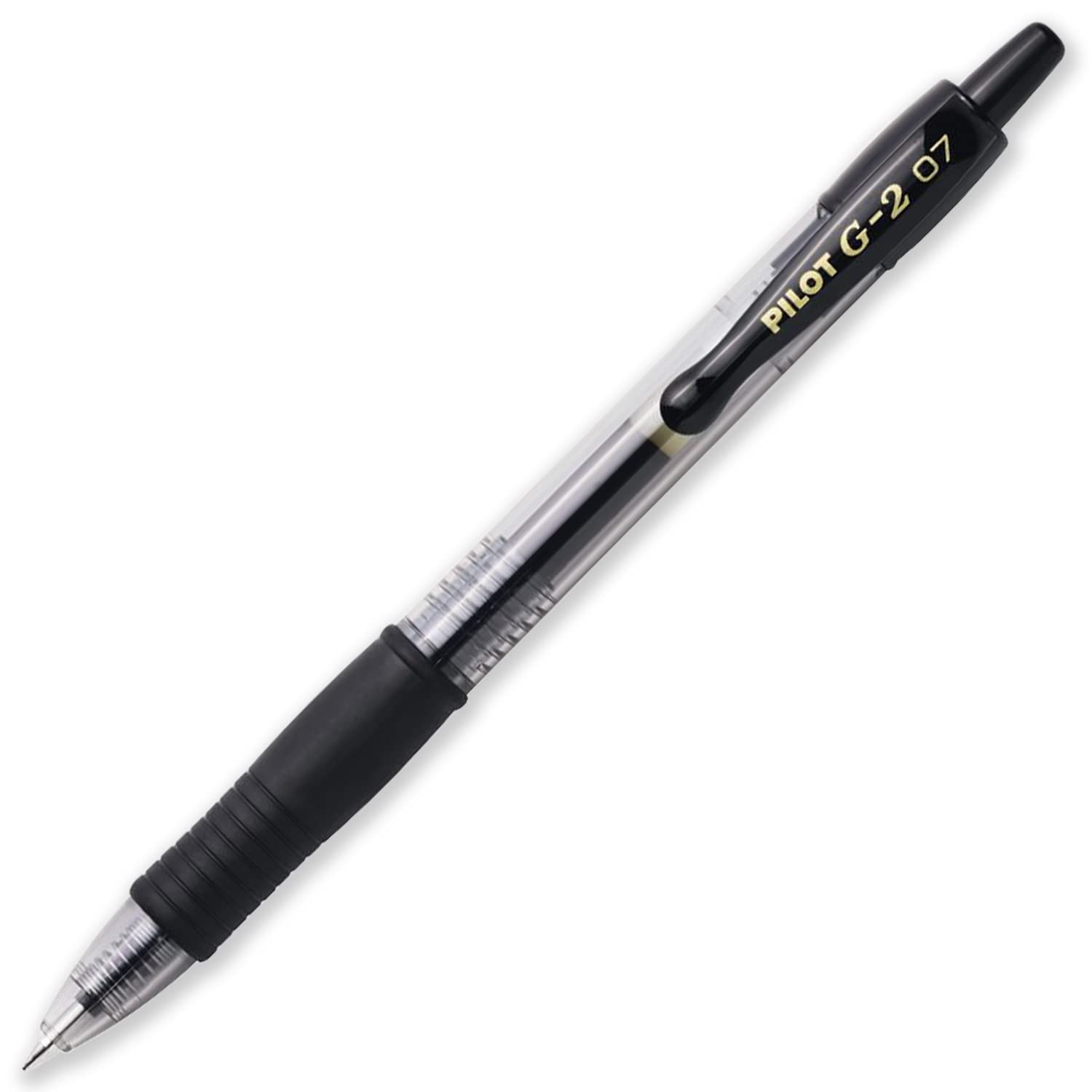 Pilot G-2 Retractable Gel Ink Rollerball Pens - 0.7mm Nib Tip - Wallet Set of 6 - Professional Dark Colours