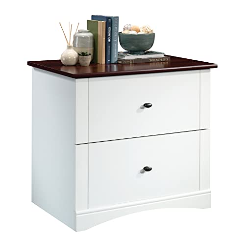 Sauder Miscellaneous Office Lateral File, L: 32.05" x W: 21.97" x H: 29.012", Soft White Finish