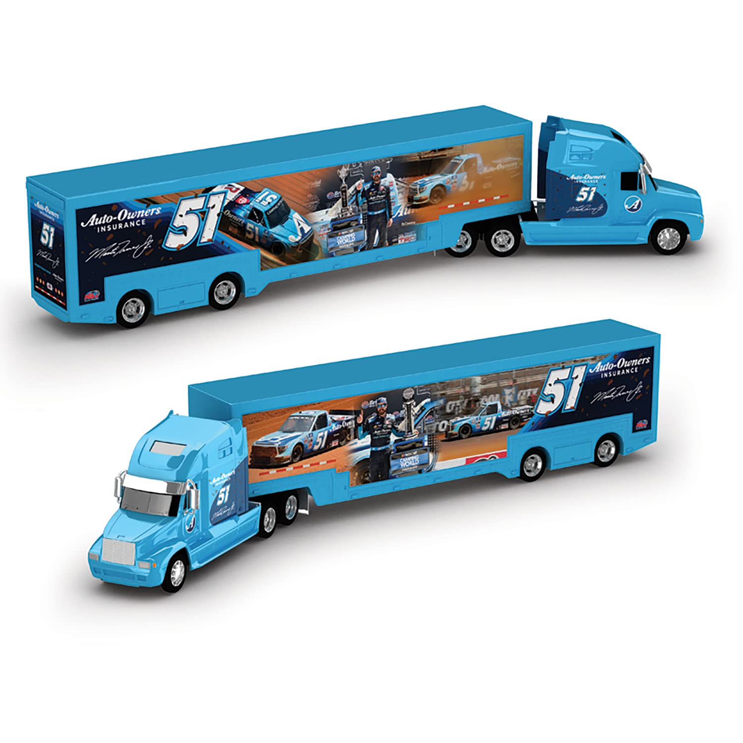 Lionel Racing Martin Truex Jr 2021 Bristol Dirt Truck Win Diecast Hauler 1:64 Scale