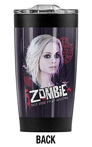 Logovision Izombie Liv Take A Bite Stainless Steel Tumbler 20 oz Coffee Travel Mug/Cup, Vacuum Insulated & Double Wall with Leakproof Sliding Lid | Great for Hot Drinks and Cold Beverages