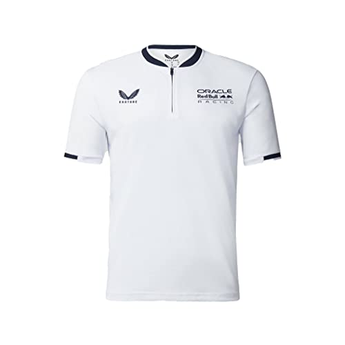 Castore Red Bull Racing F1 Men's Lifestyle Polo White - XL