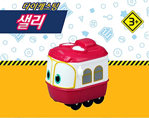 Robot Trains Season 2 Korean Animation Character Die-Casting Train Selly 2" Action Figure Toy, Ages 3 and up