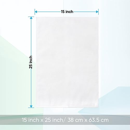 HOMEXCEL White Hand Towels for Bathroom 12 Pack, Highly Absorbent Microfiber Hand Towel, Multipurpose Gym Towels Camping Towels Spa Towels Hotel Towels, Soft and Quick Drying Hand Towel 15 x 25 inches
