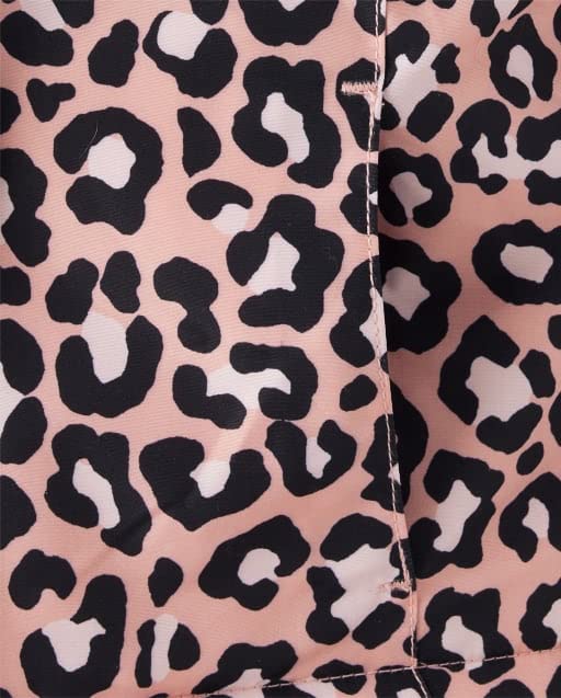 The Children's Place,And Toddler Heavy 3 in 1 Winter Jacket,Wind-resistant Water-resistant Shell,Fleece Inner,Cheetah Three Color_Strawberry Cream | STRAWBERRY CREAM,18-24 Monts