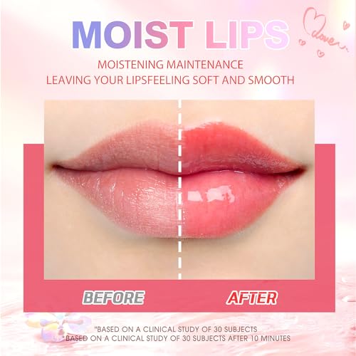 LANGMANNI Moisturizing Lip Oil,No-Sticky Lip Gloss Lip Balm Lip Care,Fruit Flavoured Lip Oil For Dry Lip's Moisturizing Hydrating And Nourishing ((Chocolate+Coco))