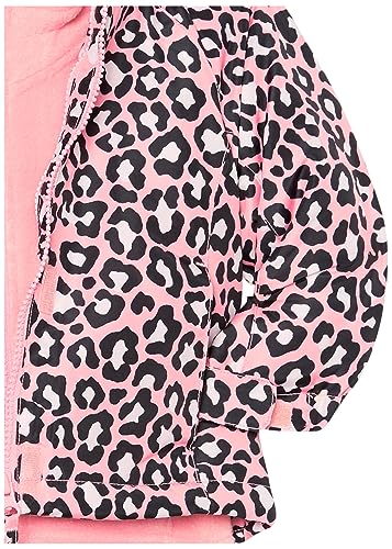 The Children's Place,And Toddler Heavy 3 in 1 Winter Jacket,Wind-resistant Water-resistant Shell,Fleece Inner,Cheetah Three Color_Strawberry Cream | STRAWBERRY CREAM,18-24 Monts