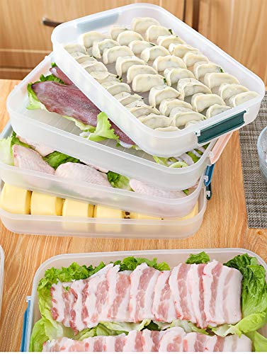 WonLiq Bacon Storage Containers with lids airtight Bacon Cold Cuts Deli Meat Saver Food Storage Container for Refrigerators,Freezer