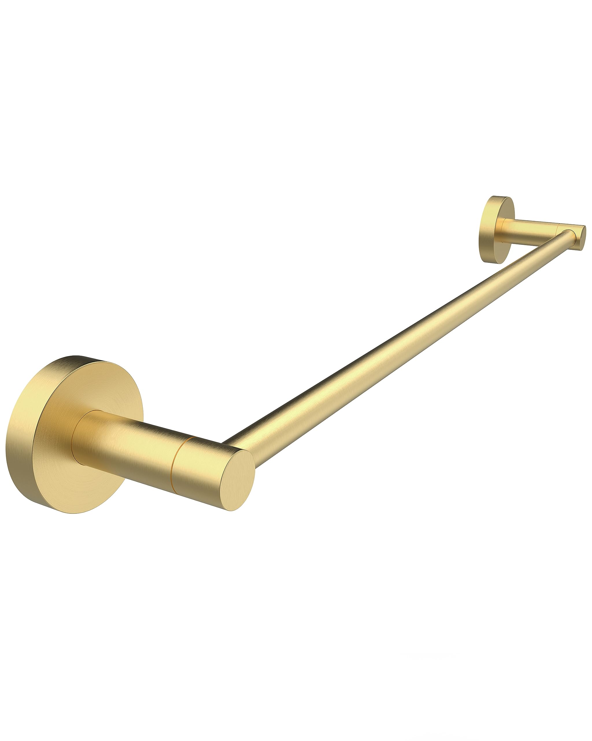 Fixsen 18-inch Gold Single Towel Bar Towel Rack Hand Towel Holder Stainless Steel and Zinc Alloy 1pc for Kitchen and Bathroom Wall Mount Heavy Duty Storage