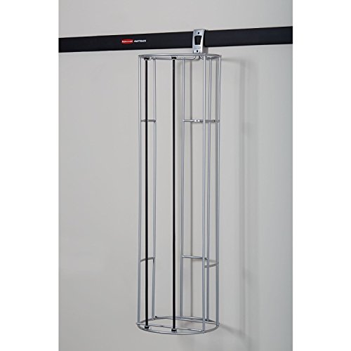 Rubbermaid Fasttrack Garage Storage Vertical Ball Rack & Fasttrack Garage Storage System Rail, 84", 1784416